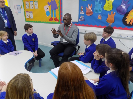 South East Essex Academy Trust - Bayo Alaba MP visits Rochford Primary ...